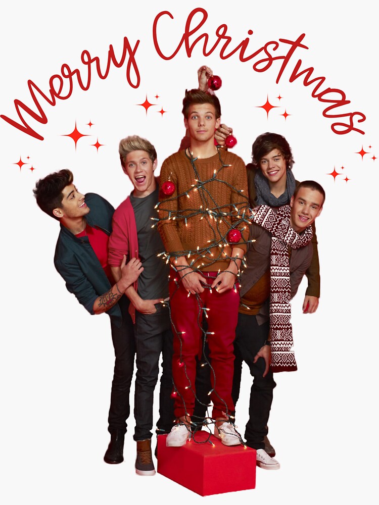 "Merry Christmas One Direction" Sticker for Sale by otyliadesign ...