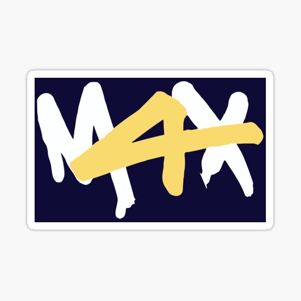 "Max Verstappen 2024 F1 World Champion M4X Formula 1 One" Sticker for ...