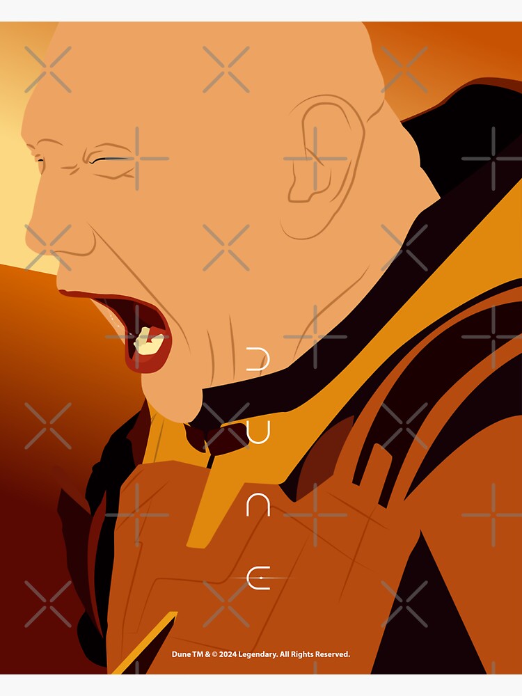 "Count Glossu Rabban Harkonnen Dune Part Two Legendary" Sticker for ...