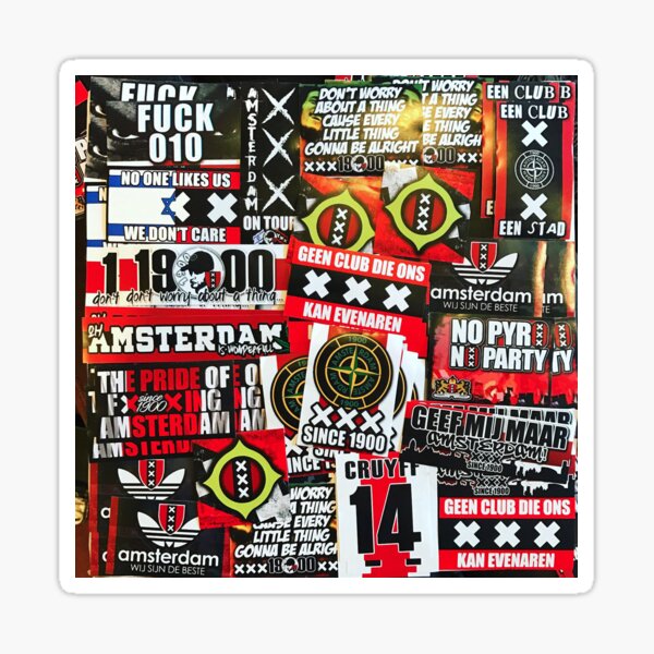 Ajax Amsterdam Stickers | Redbubble
