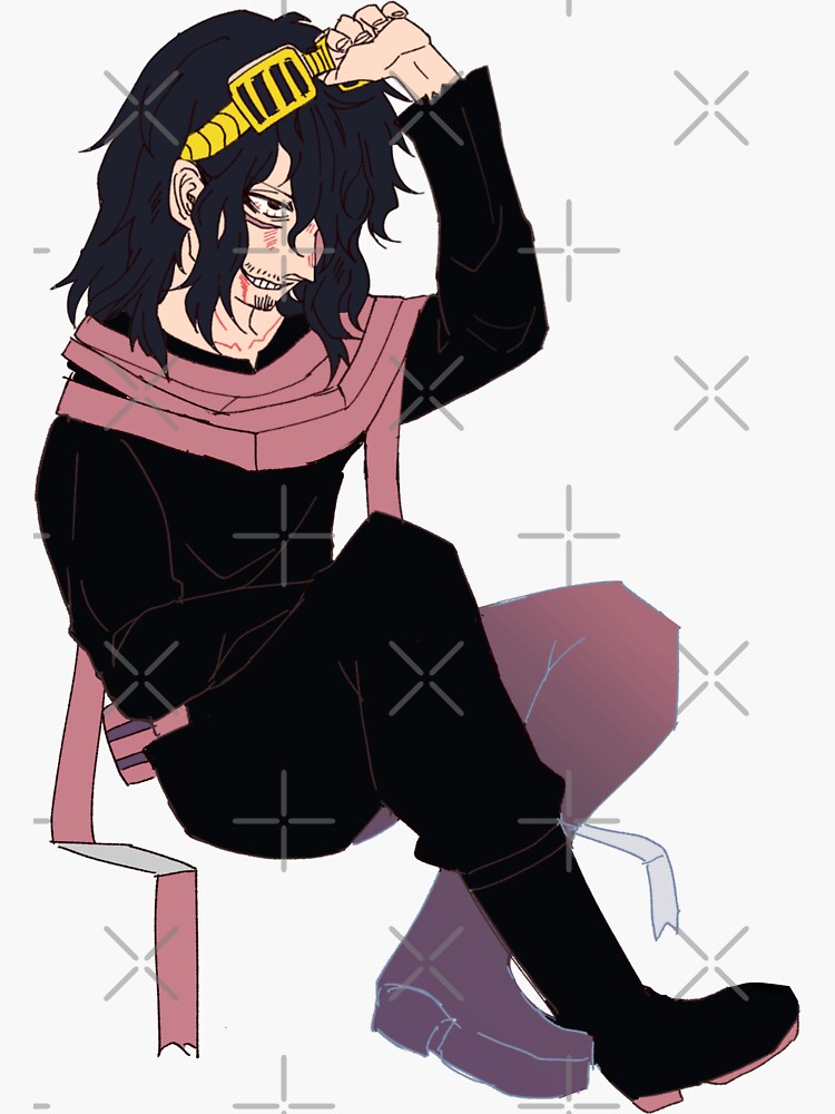 "aizawa" Sticker by Nasell | Redbubble