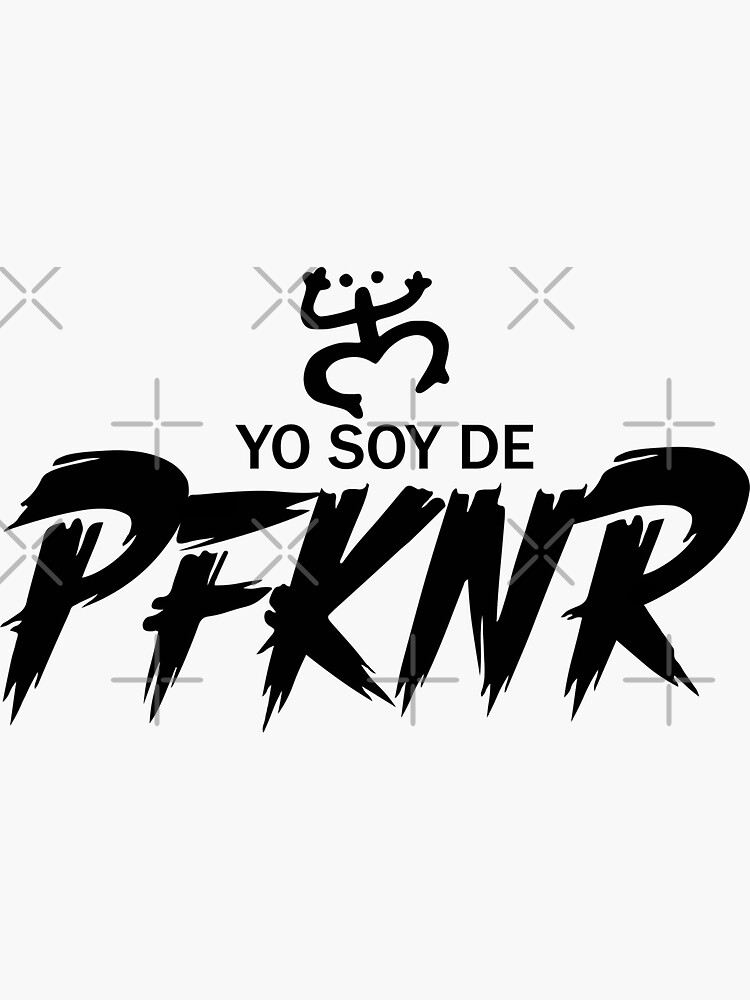 "PFKNR" Sticker for Sale by Mr-FunkyBottoms | Redbubble
