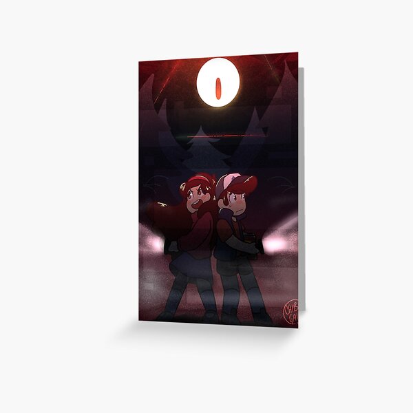 "Gravity Falls" Greeting Card for Sale by chibigaia | Redbubble