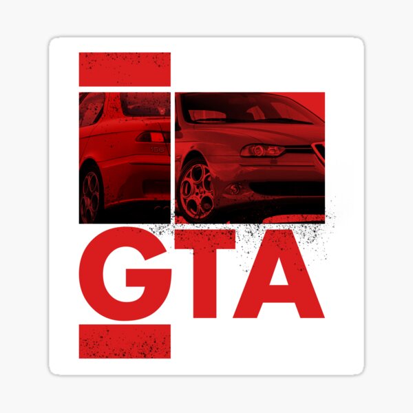 "The Alfa GTA a supercar italian stallion!" Sticker for Sale by ...