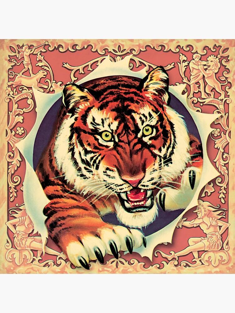 "Circus Breakout" Sticker for Sale by TIGERRIFIC | Redbubble