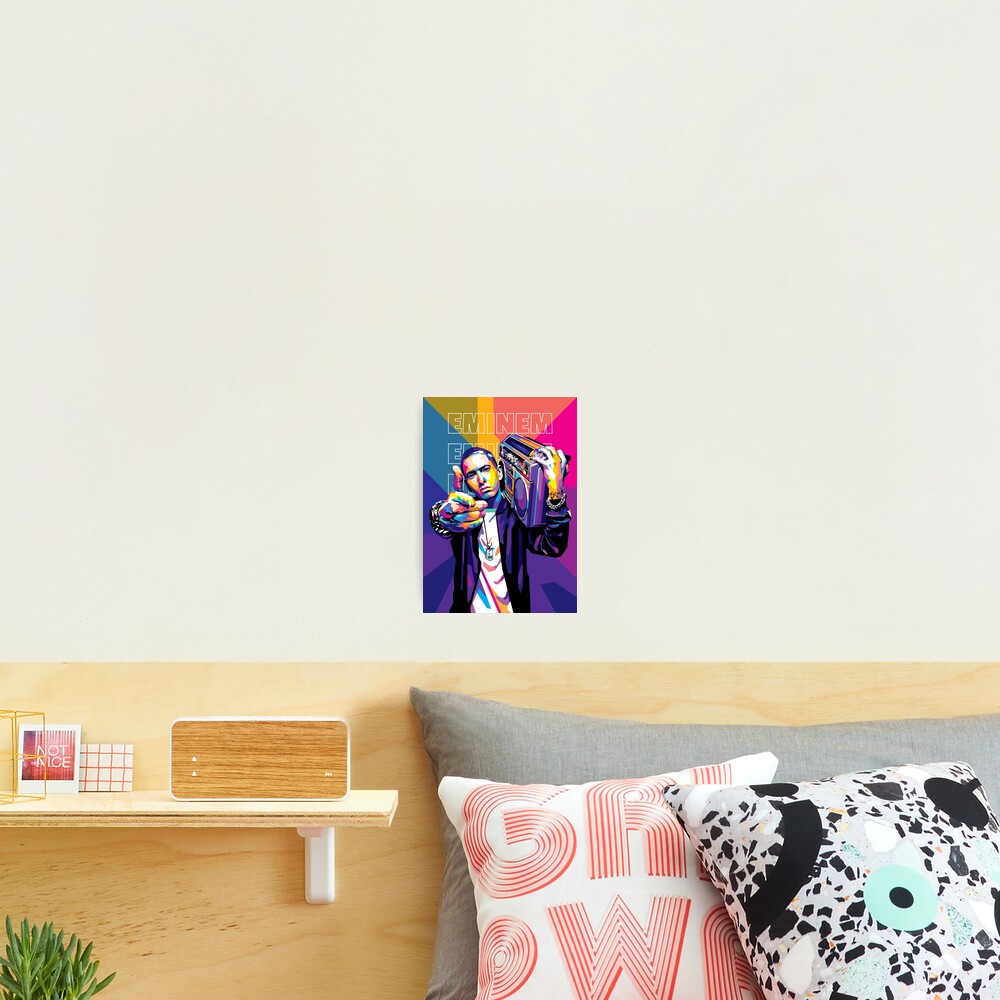 "Eminem in WPAP Style Colorful" Poster for Sale by Xezyy | Redbubble