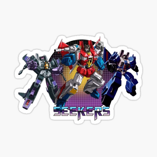 "Seekers Decepticon Transformer G1" Sticker for Sale by kazzoie | Redbubble