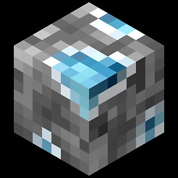 "Diamond Block Minecraft Block Icon" Sticker for Sale by Darcekar ...