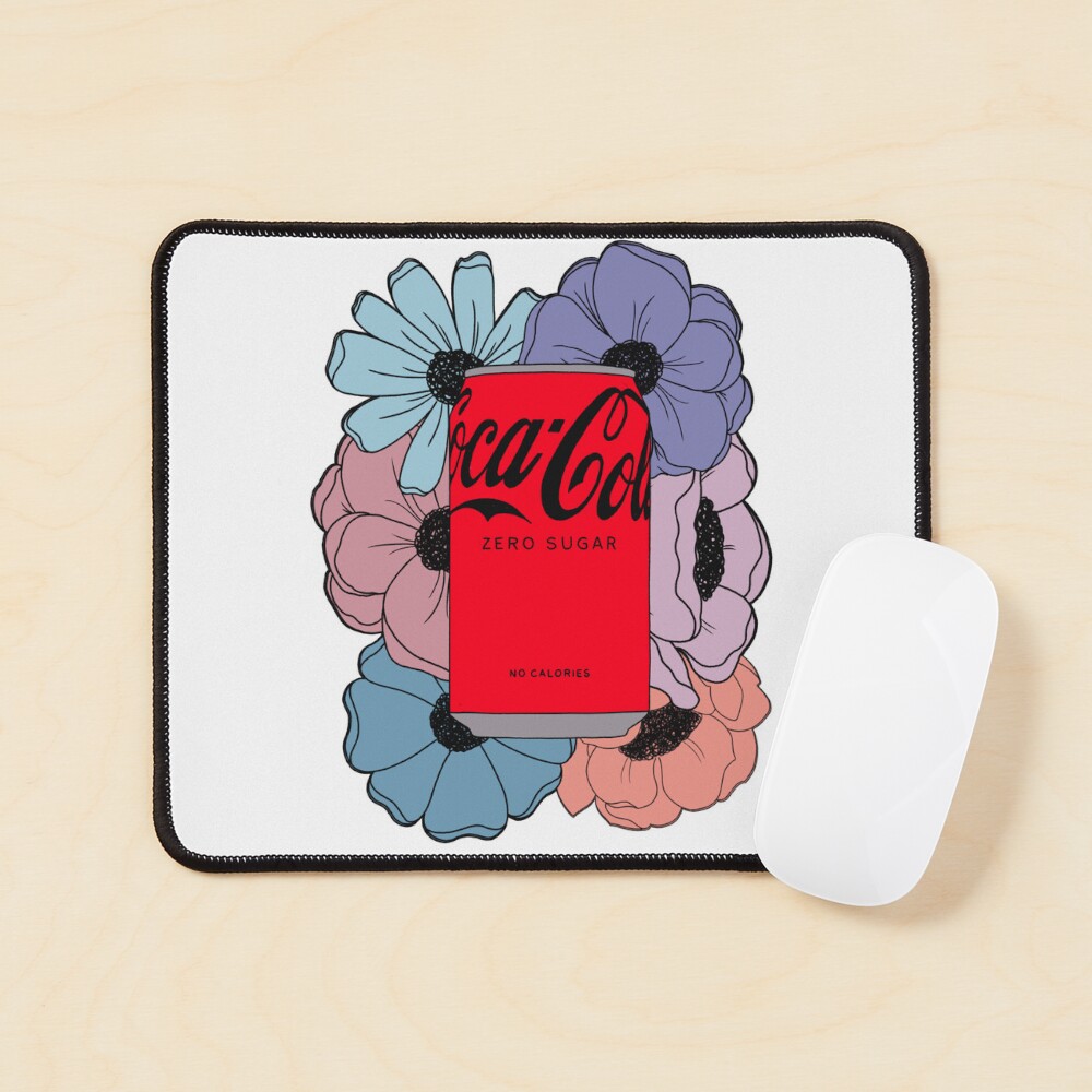 "Coke Zero Flowers " Sticker for Sale by FreeOrca | Redbubble