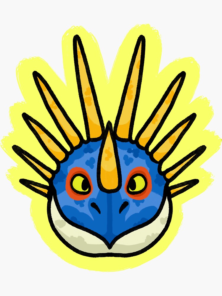 "Stormfly, Deadly Nadder head - How to Train Your Dragon" Sticker for ...