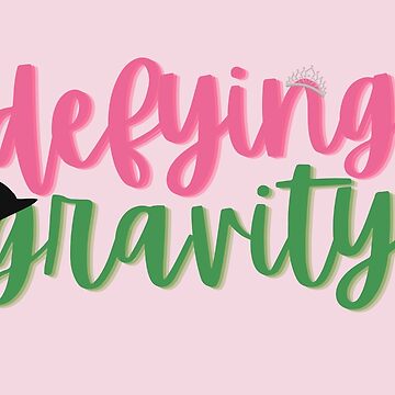 "Wicked Movie Defying Gravity" Sticker for Sale by baranskini | Redbubble