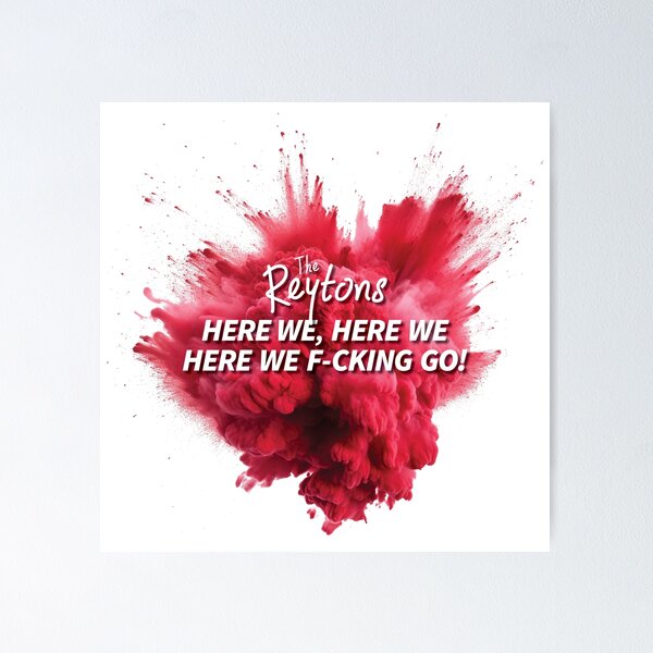 "Reytons Red Smoke" Poster for Sale by TraceTheFace | Redbubble