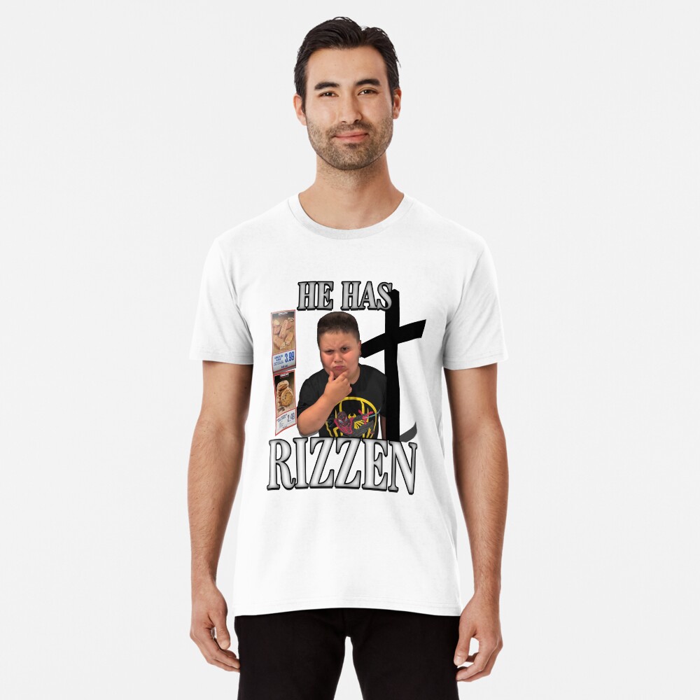 "Costco Guys The Rizzler He Has Rizzen Boom" Sticker for Sale by ...