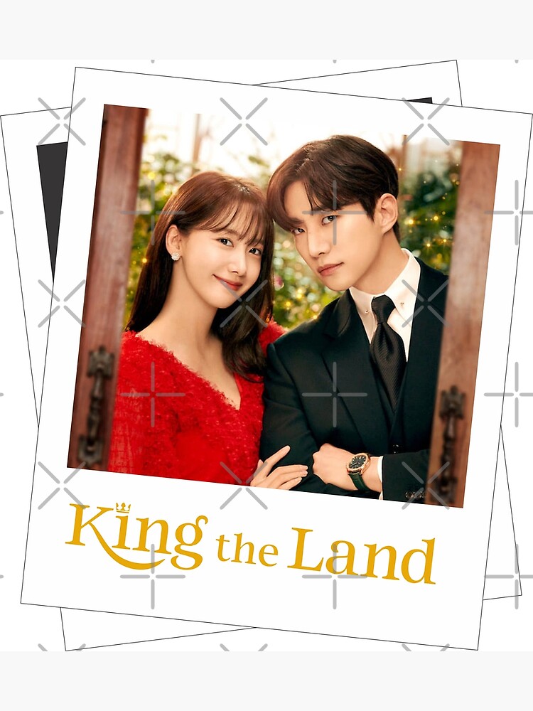 "King the Land K-Drama Fanart- Romantic Couple Gu Won and Cheon Sa-rang" Poster for Sale by ...