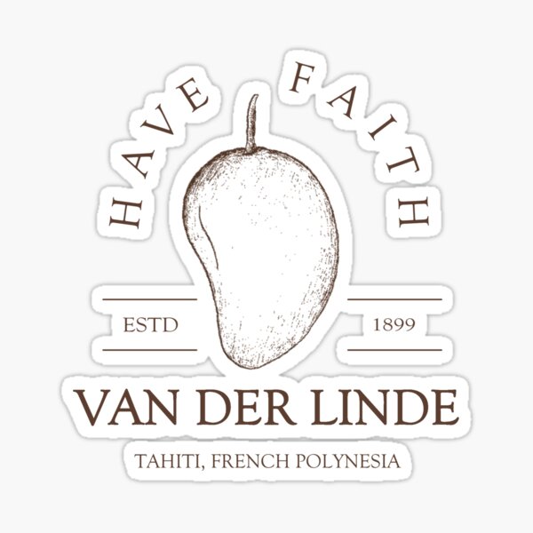 "van der linde mangos" Sticker for Sale by RhainMan | Redbubble