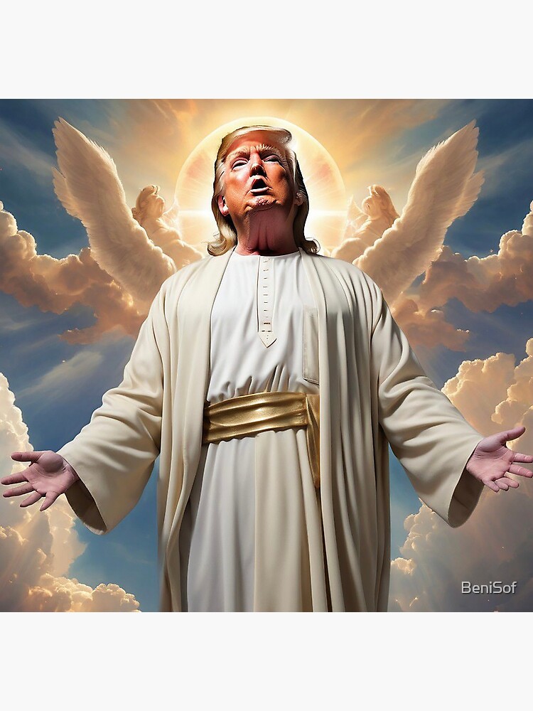"Trump Jesus" Poster for Sale by BeniSof | Redbubble