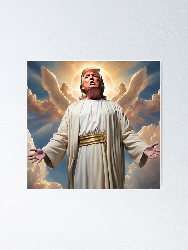 "Trump Jesus" Poster for Sale by BeniSof | Redbubble