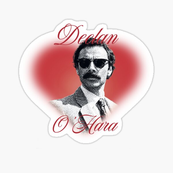 "Rivals Aidan Turner as Declan O'Hara Design" Sticker for Sale by ...