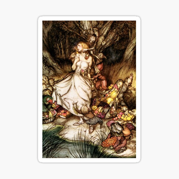 "Goblin Market poem by Christina Rossetti" Sticker for Sale by ...