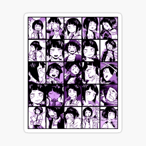 "Jirou Kyouka Collage" Sticker for Sale by Angellinx3 | Redbubble