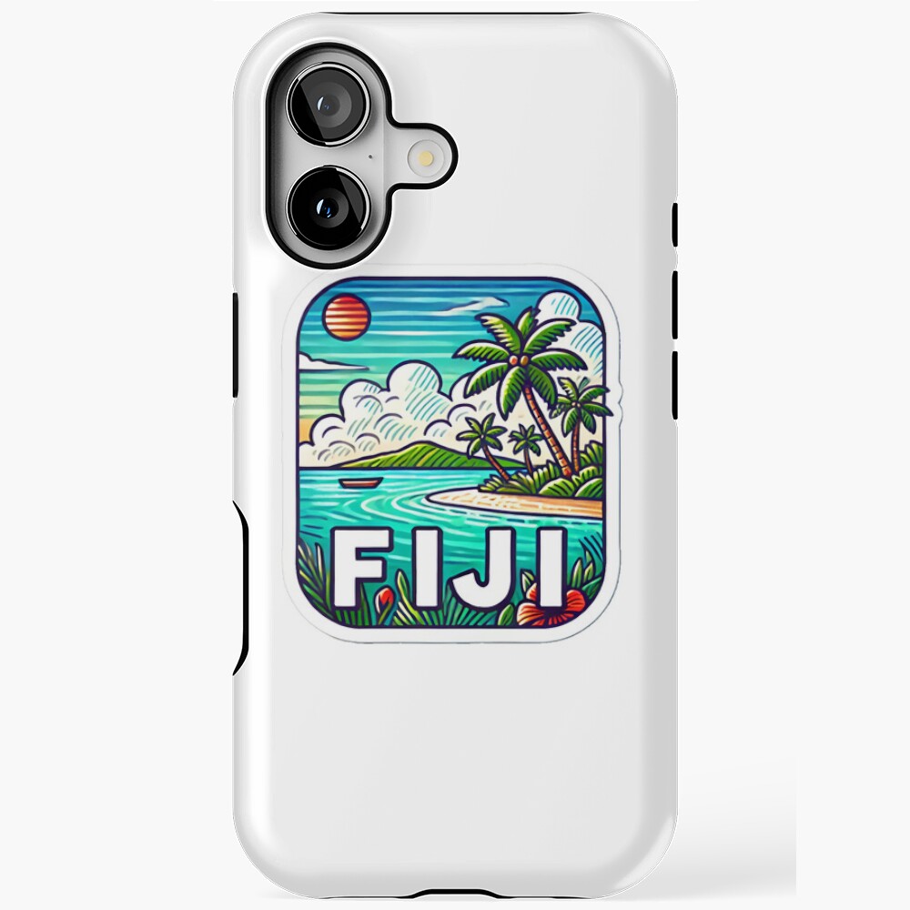 "Fiji" Sticker for Sale by LoveLabDesign | Redbubble