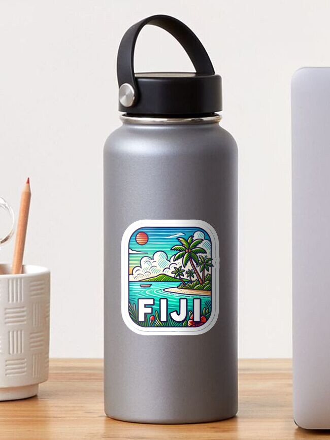 "Fiji" Sticker for Sale by LoveLabDesign | Redbubble
