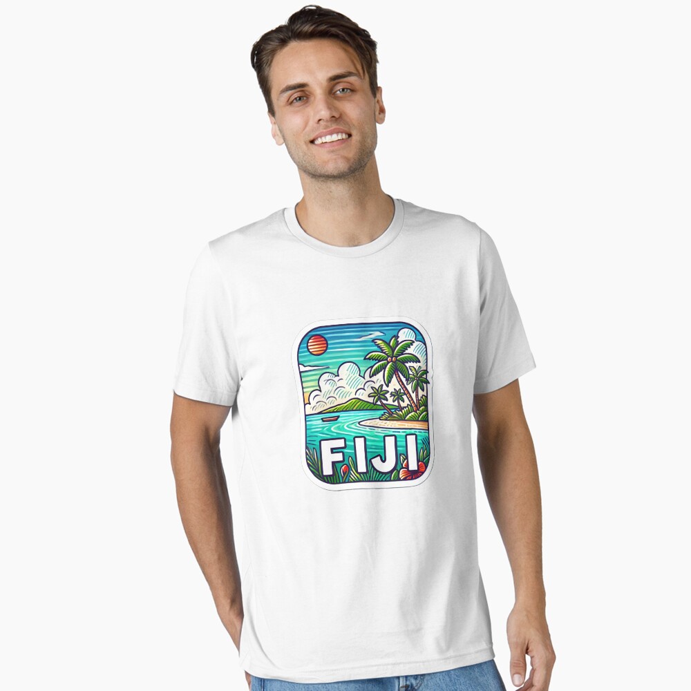 "Fiji" Sticker for Sale by LoveLabDesign | Redbubble
