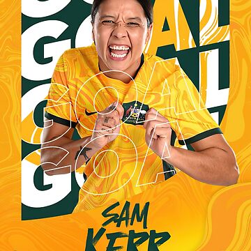 "Sam Kerr" Sticker for Sale by MertArtDesigns | Redbubble