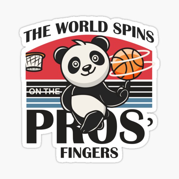 "Spinning Panda Pro" Sticker for Sale by saraartjem | Redbubble