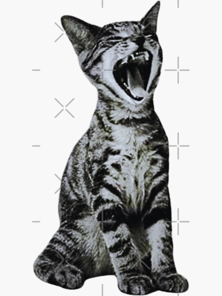 "deftones cat Shirt" Sticker for Sale by BadmintonArt | Redbubble