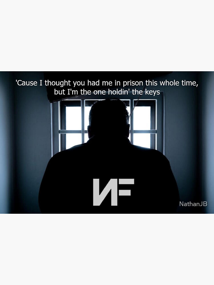 "NF intro III lyrics" Sticker for Sale by NathanJB | Redbubble