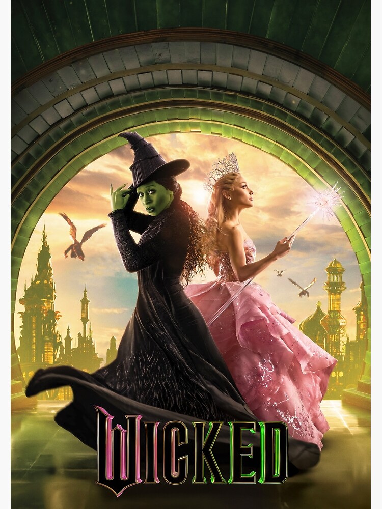 "Wicked Movie Poster, Wicked Print Art, Wicked Wall art, Glinda poster ...