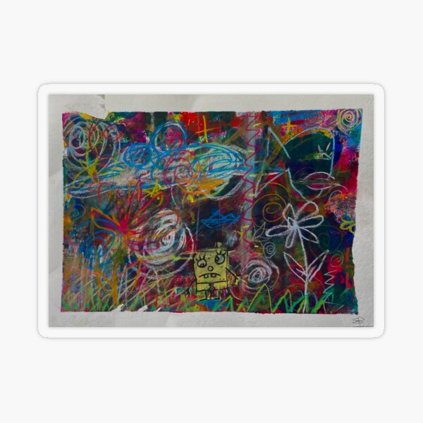 Spongebob Flowers Transparent stickers for Sale | Redbubble