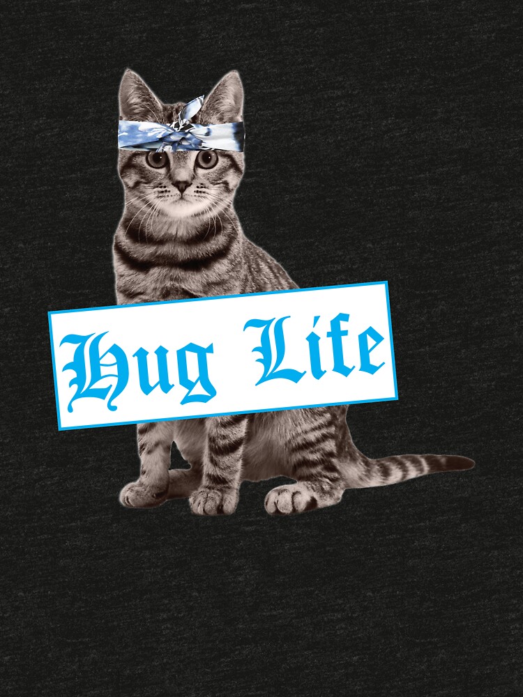 "Hug Life Funny Cat Design For Cat Lovers and Owners" T-shirt by ...