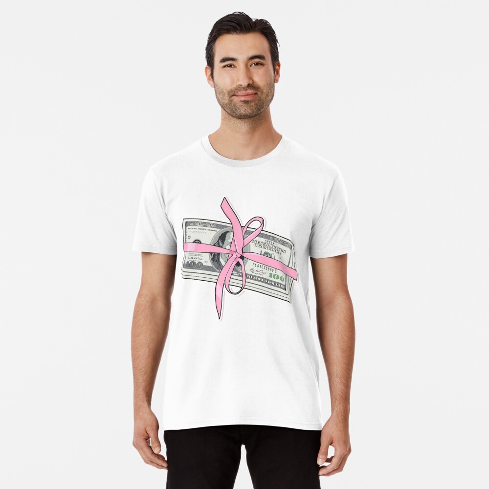 "Pink Money Stack Sticker – Coquette Aesthetic, Girly Luxury Design ...