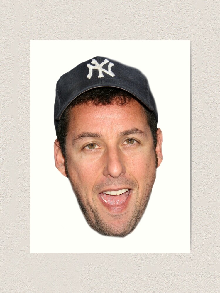 "Adam Sandler's Face" Art Print for Sale by PapaBadDad | Redbubble