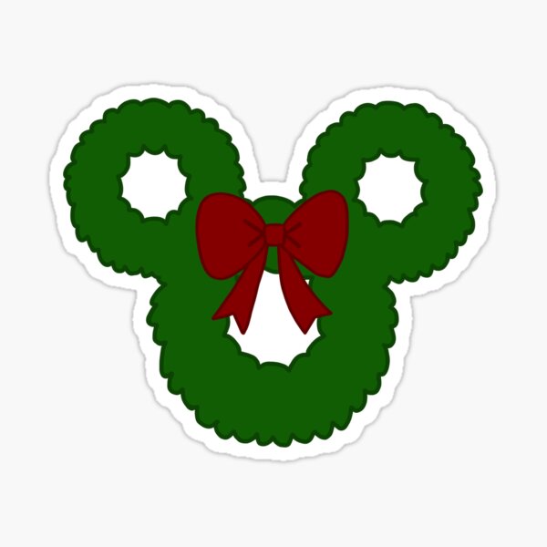 "Disney Christmas" Sticker for Sale by HundredAcreWood | Redbubble