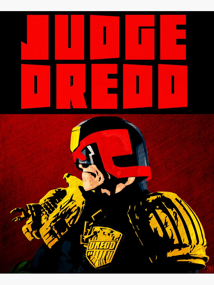 "Judge Dredd" Sticker for Sale by Rodimus76 | Redbubble