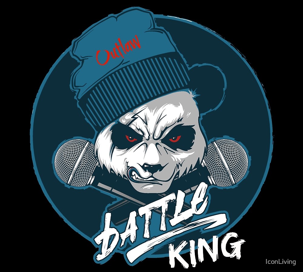"Rap Battle King - Icon Living" by IconLiving | Redbubble