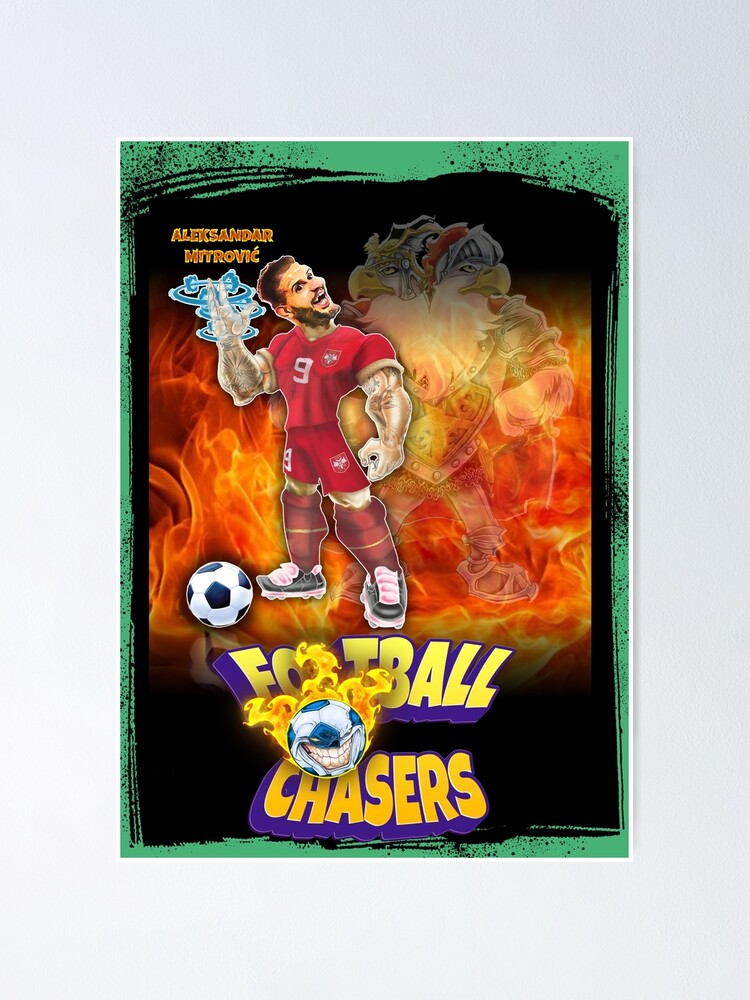 "Caricature of Aleksandar Mitrovic football player" Poster for Sale by ...