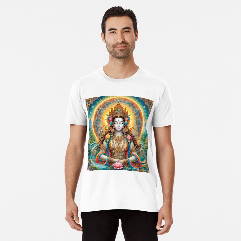 "Green Tara: The Protector and Liberator in Buddhist Art" Sticker for ...