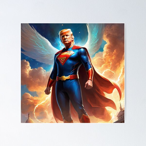 "Super Trump" Poster for Sale by BeniSof | Redbubble
