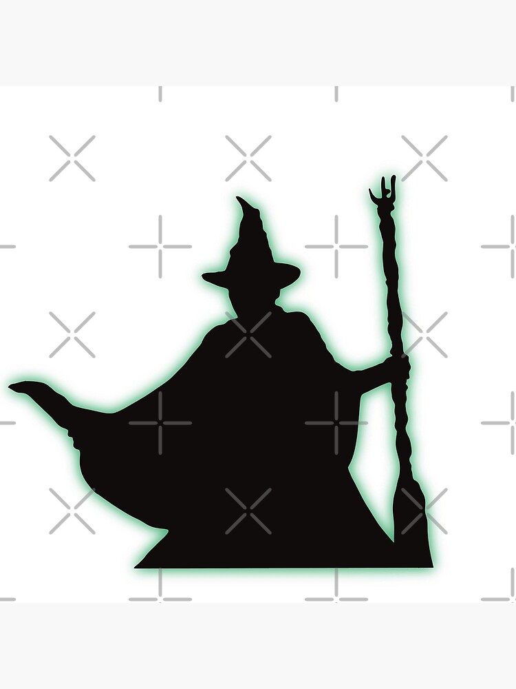 "Elphaba silhouette" Poster by CheylaDesigns | Redbubble