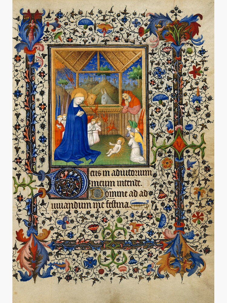 "The Nativity in the Chevalier Hours" Greeting Card for Sale by ...