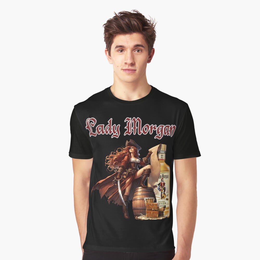 "captain ladys miss morgan" Sticker for Sale by AlgeriaScapes | Redbubble