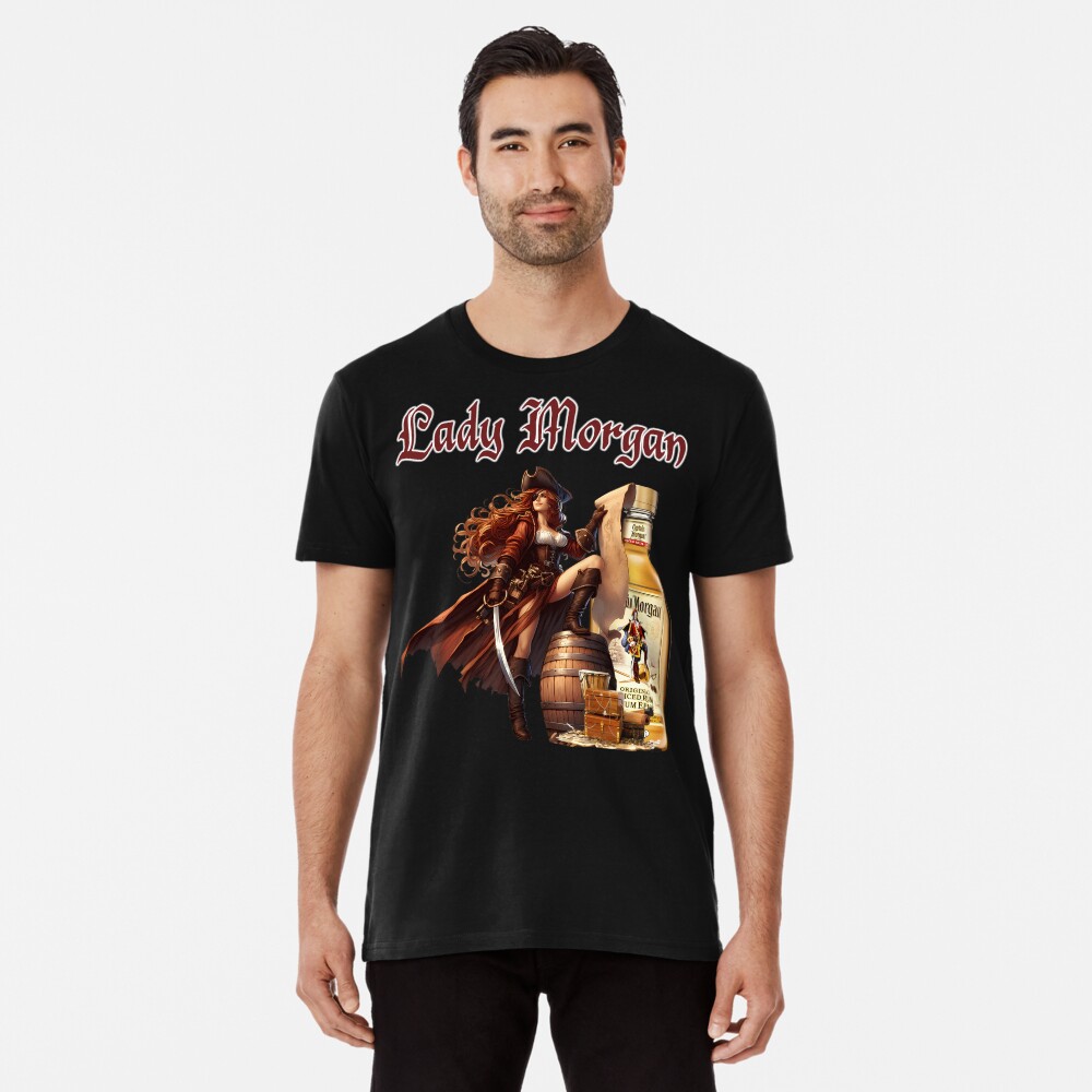 "captain ladys miss morgan" Sticker for Sale by AlgeriaScapes | Redbubble