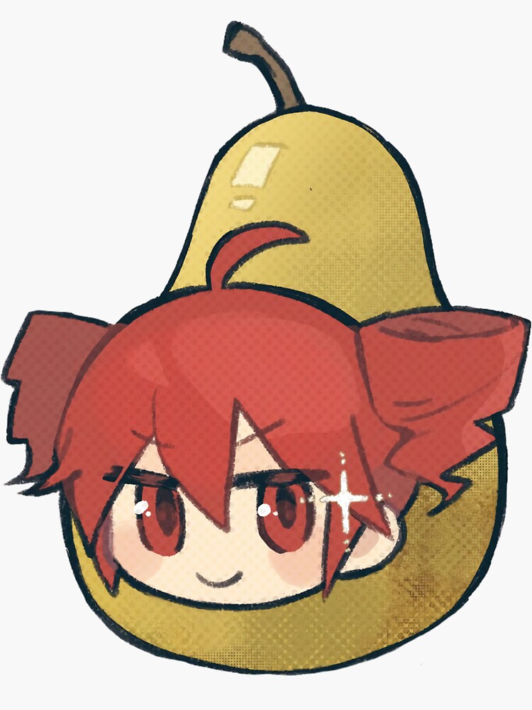 "Pear Teto" Sticker for Sale by MuseMelody | Redbubble