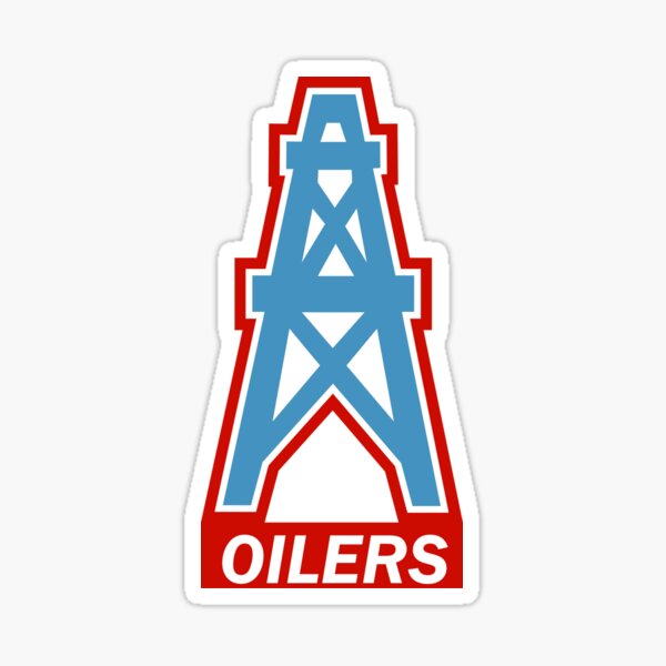 "Houston Oilers" Sticker for Sale by hugiofficiel | Redbubble