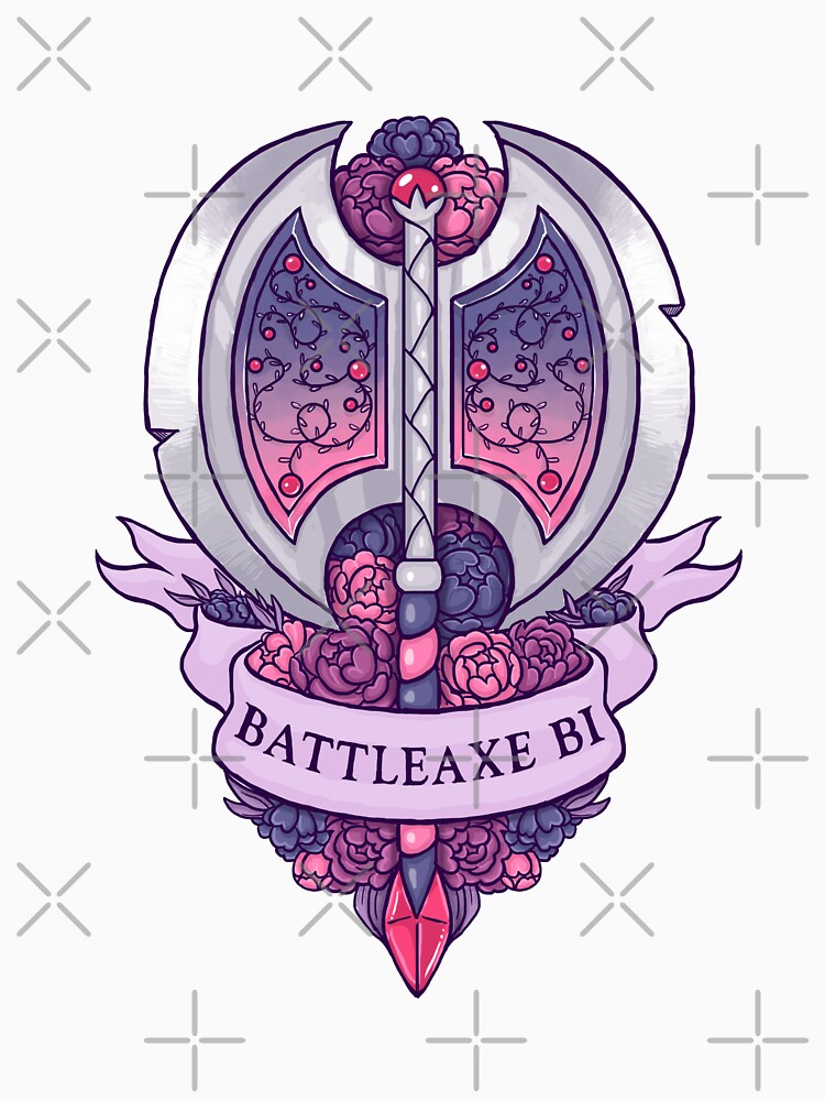 Battleaxe Bi T Shirt For Sale By Foxflight Redbubble Lgbt T