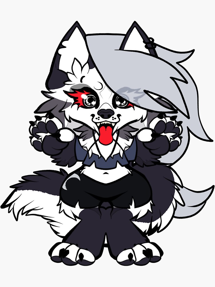 "Loopy Loona Hellhound Anthro Furry Cute Kawaii Chibi Helluva Boss ...